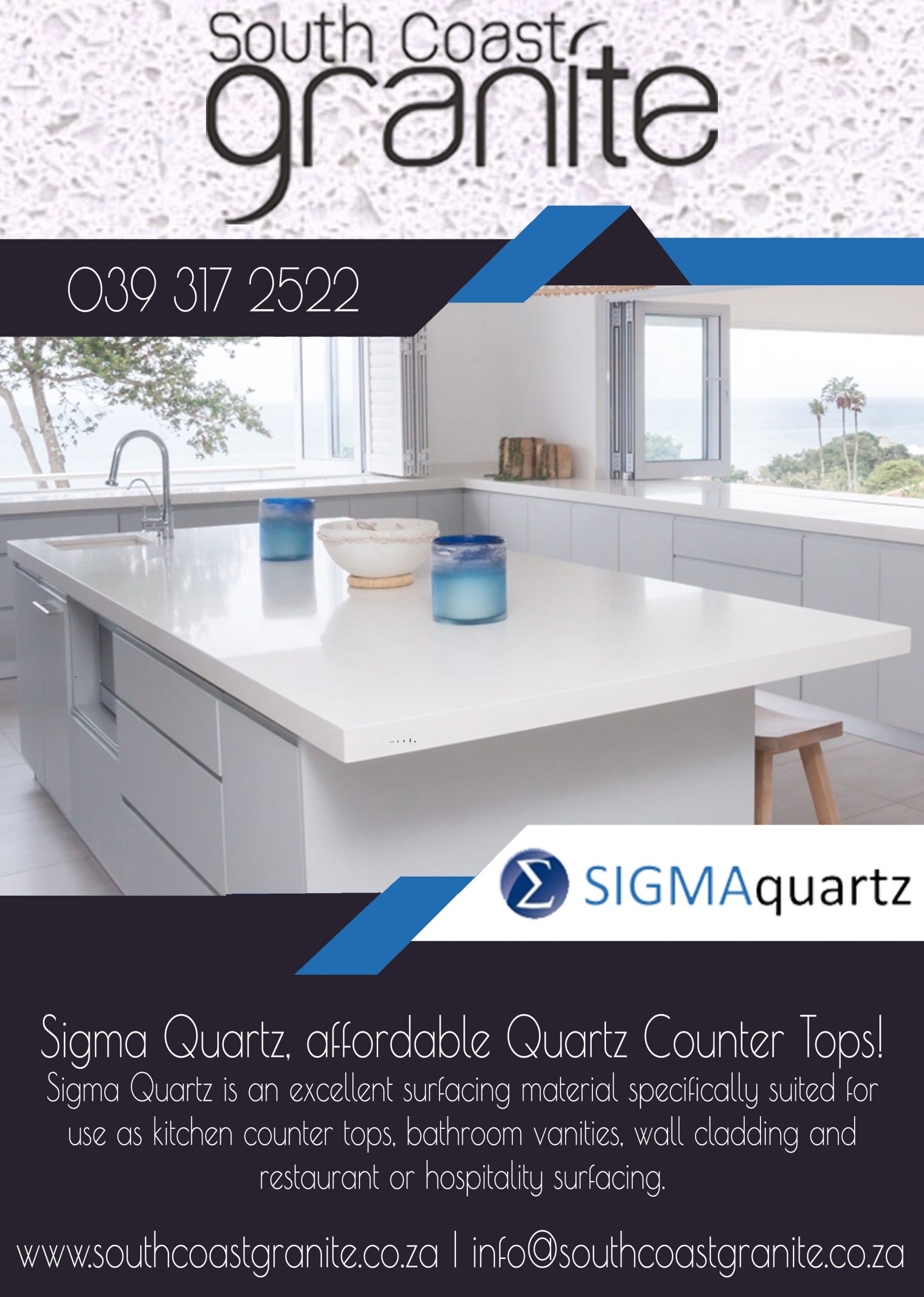 Sigma Quartz, Affordable Quartz Counter Tops. - South Coast Granite